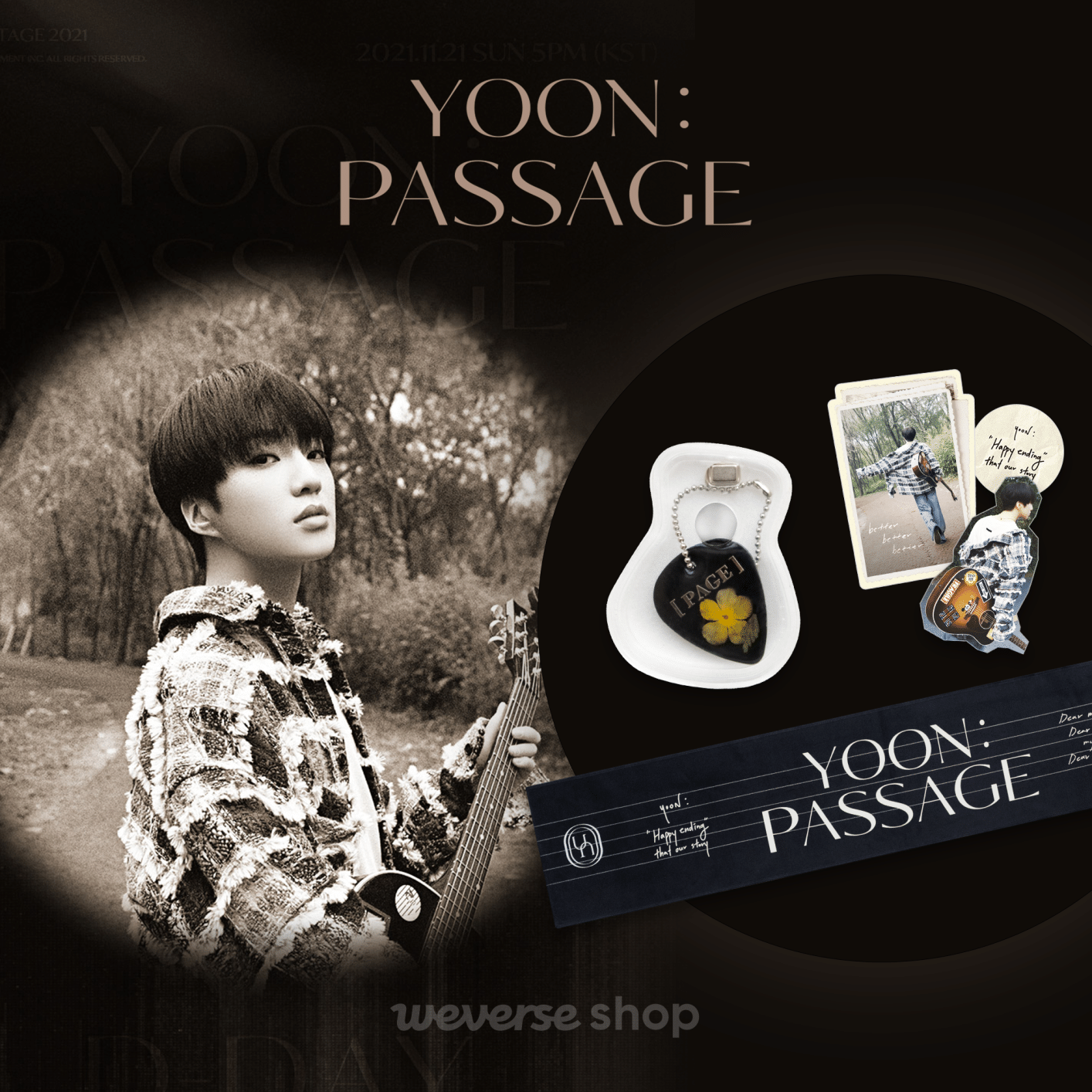 Weverse WINNER Image - YOON: PASSAGE OFFICIAL MD PRE-ORDER📖