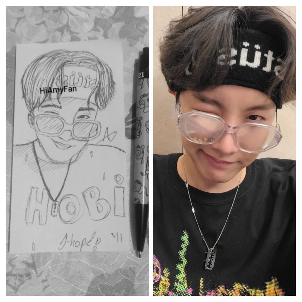 BTS Community Post - i draw this to jhope!!! #to_jhope