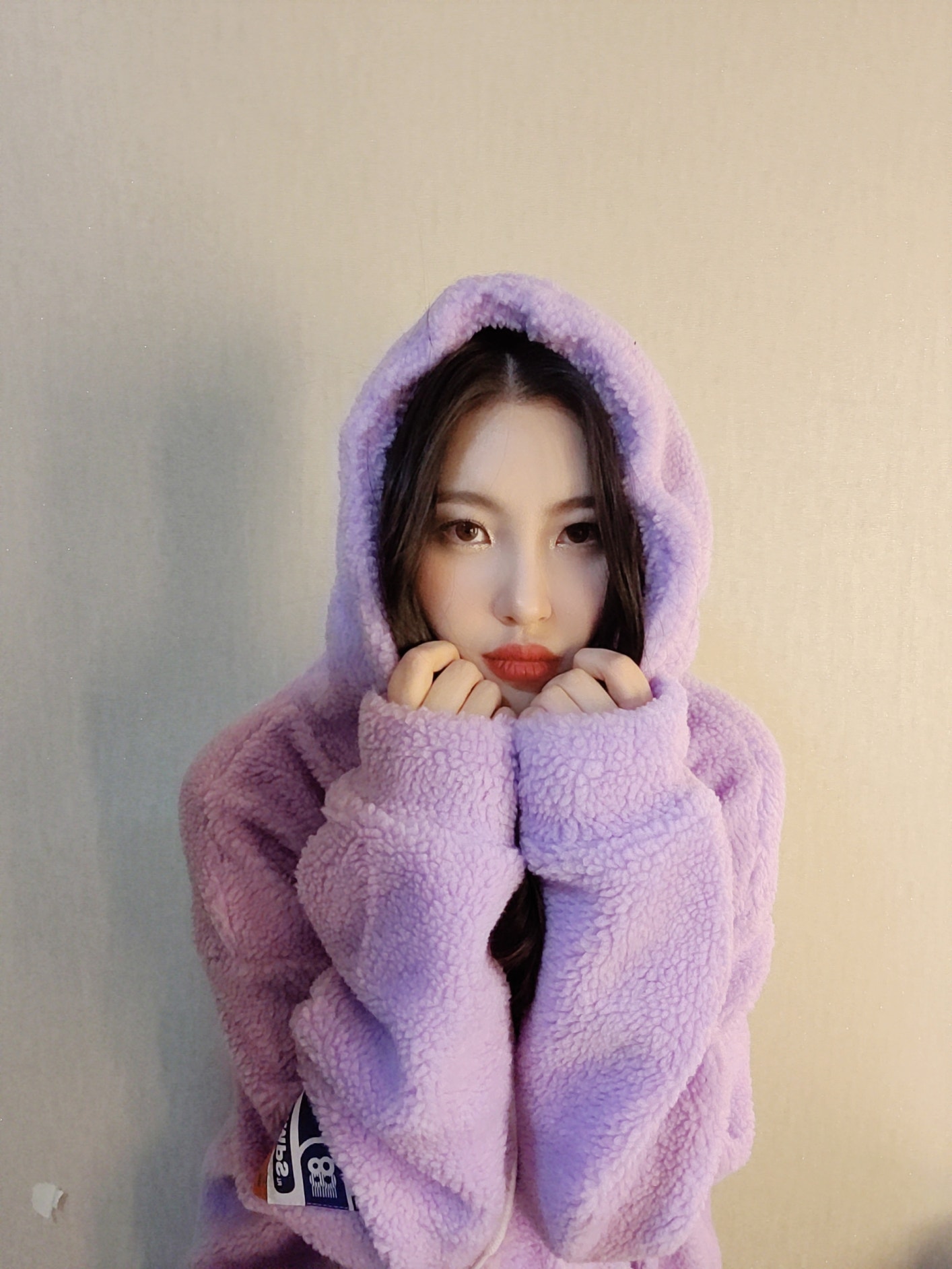 SUNMI Community Post - 나는 괜찮다 🤗🤗🤗 까꿍💜💜💜💜💜💜💜 #Miyane #미야네미아내 - 선미