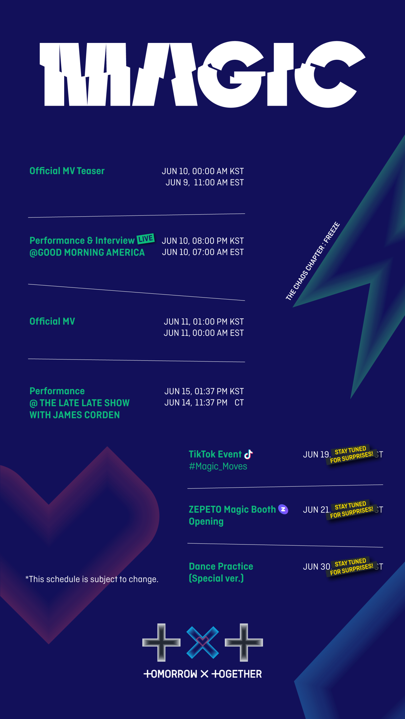 Weverse TOMORROW X TOGETHER Image - The Chaos Chapter: FREEZE - 'Magic ...