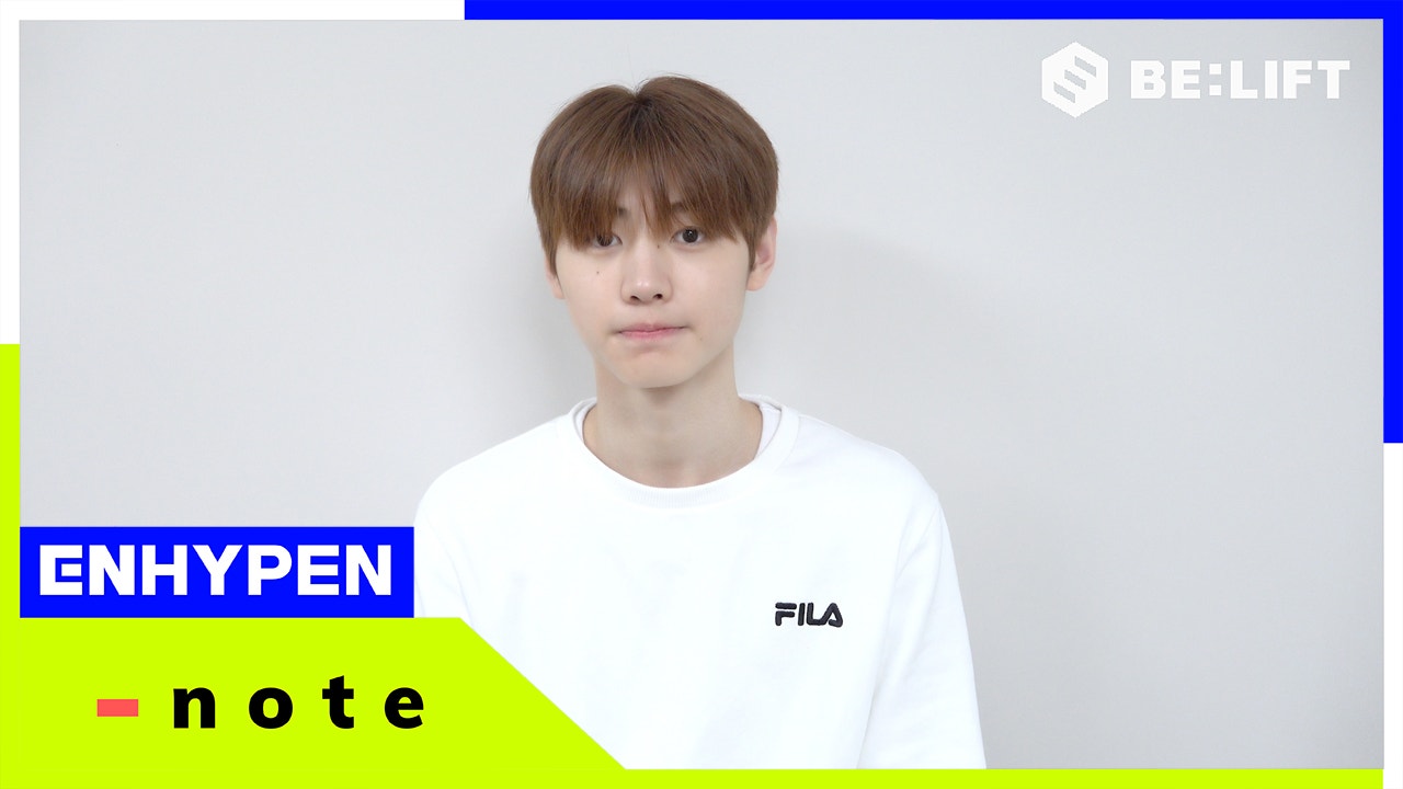 Weverse ENHYPEN Media - [-note] #ENHYPEN 200802 #성훈의_노트 ️📔