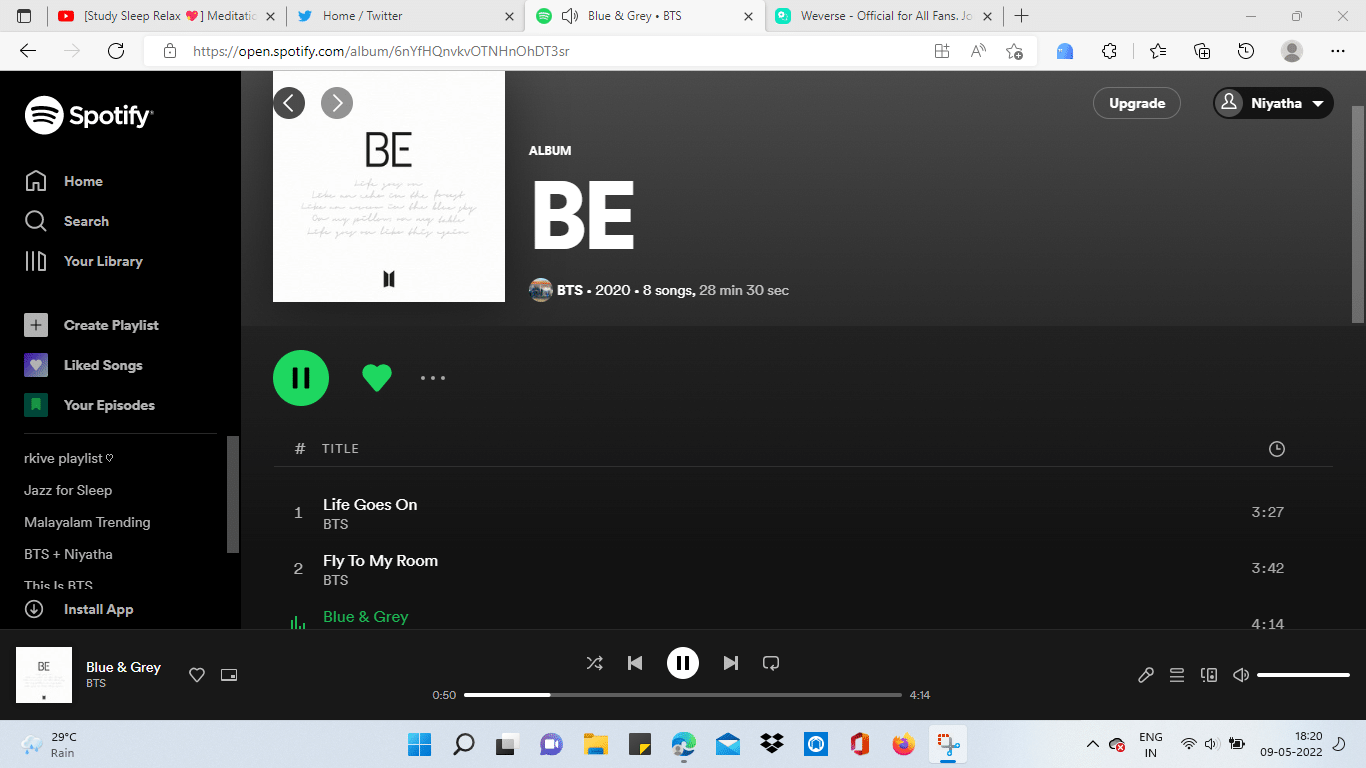 BTS Community Post - fvrt album