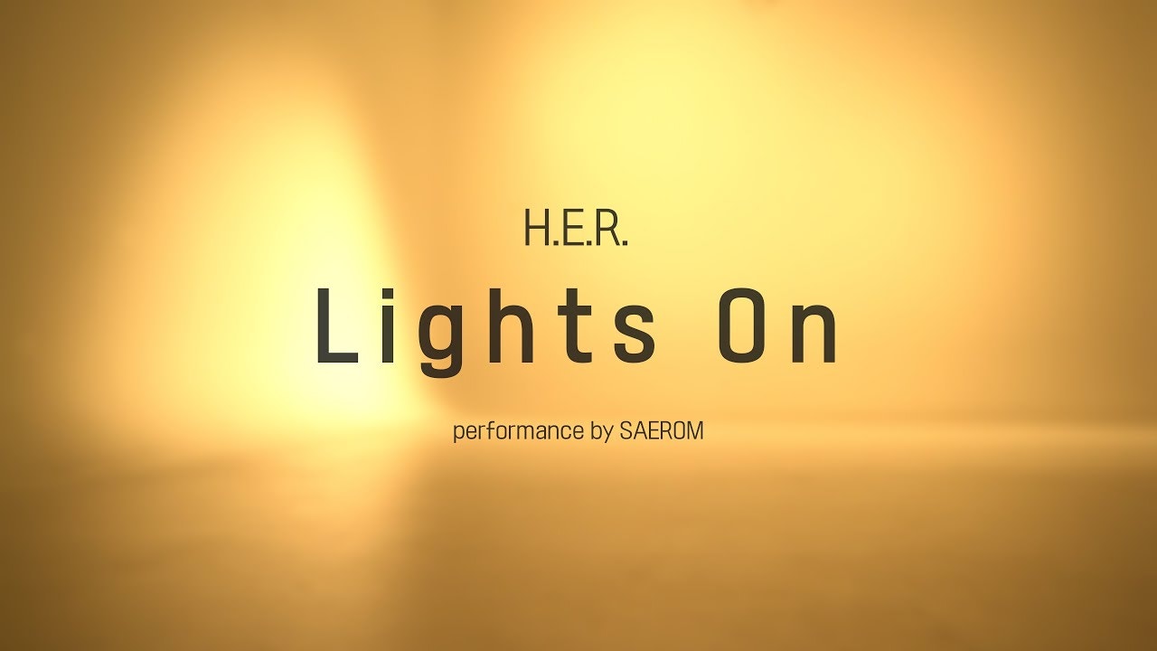Weverse fromis_9 Media - [flaylist] 'H.E.R. - Lights On' performance by SAEROM
