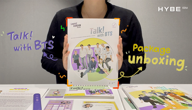 Weverse BTS Media - BTS Korean Learning Book Package, Talk! with BTS ...