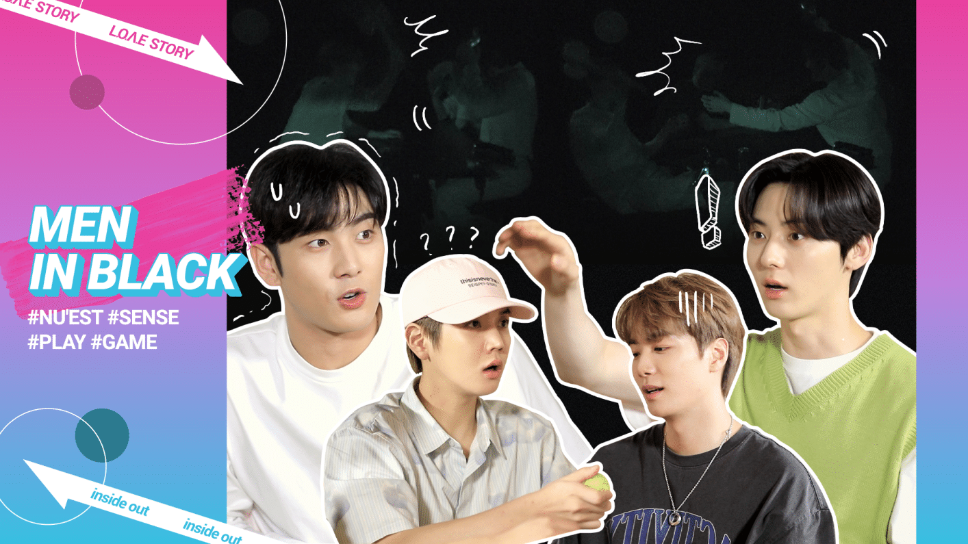 Weverse NU'EST Media - [L.O.Λ.E STORY: INSIDE OUT] EP 08. 암실 카페 (Men in Black)