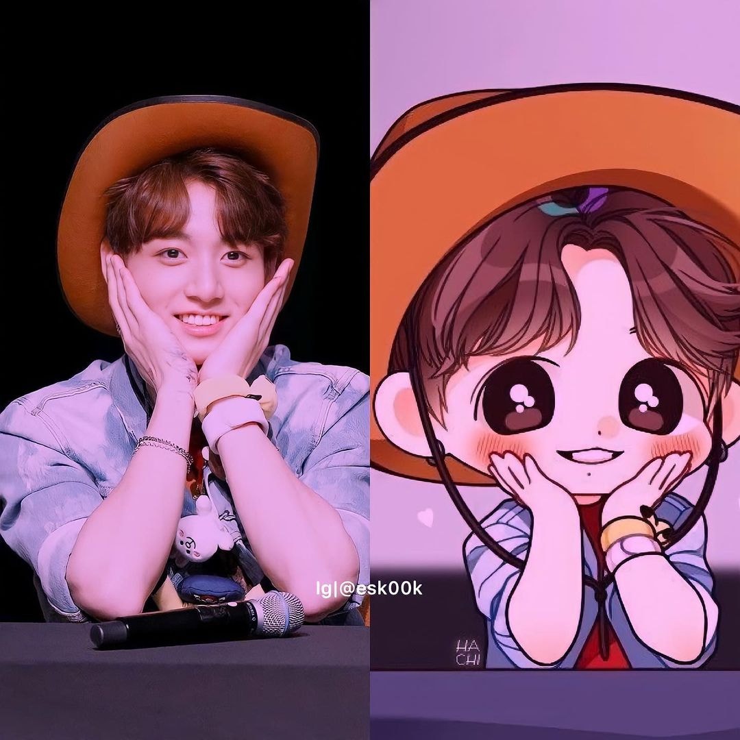 BTS Community Post - I'm in love with these two babies 🐰💜🙈