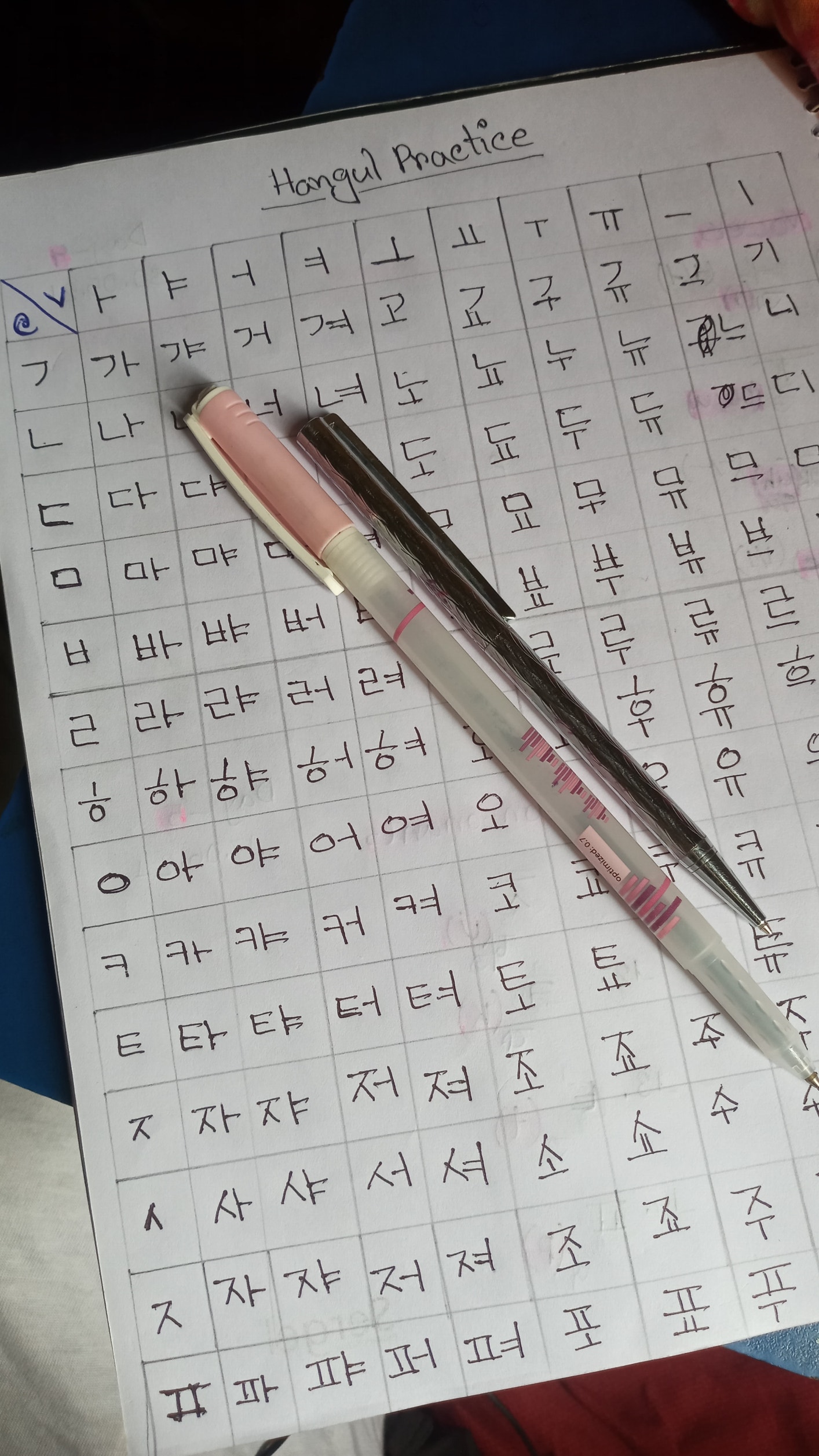 BTS Community Post - I'm trying to learn hangul. I'm so bad at it. it's so hard😣