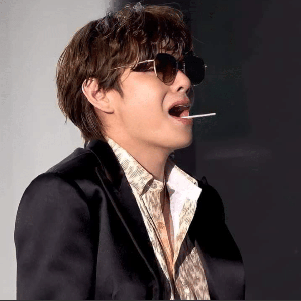 BTS Community Post - my bear look like cute mafia ....... #MAFIA KING