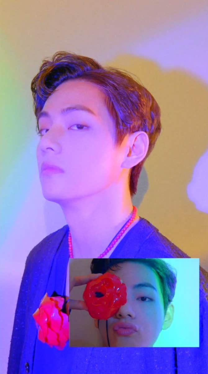 BTS Community Post - V 'Butter' | Pull you in like no other He really makes me weak every time 😭 ...