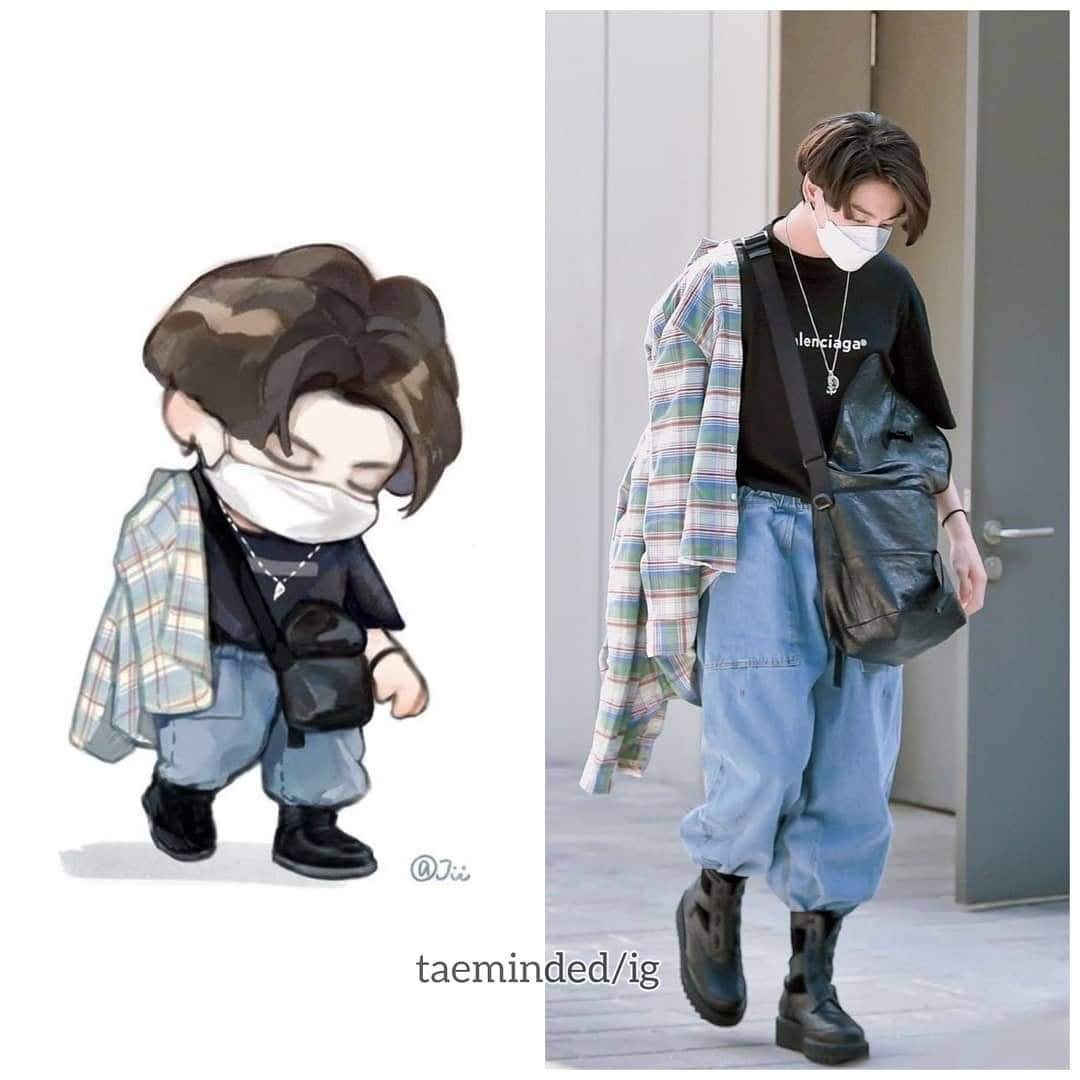 BTS Community Post - Fan Art #IPurpleU💜 #Borahae 💜