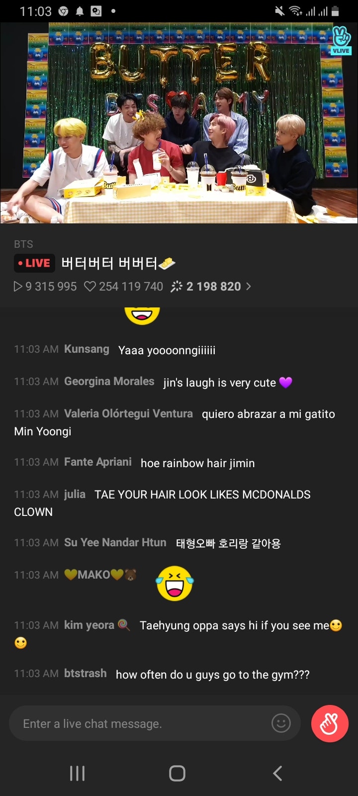 BTS Community Post - BTS LIVE NOW IN VLIVE