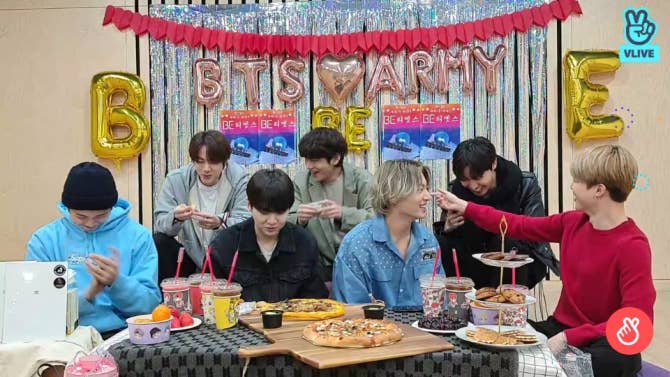 BTS Community Post - This vlive was so fun! Love you Bts.💜💜