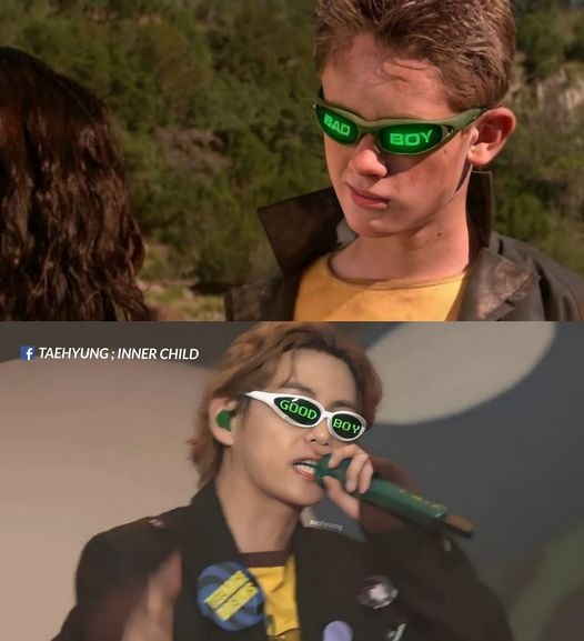 BTS Community Post - Bring the new mini spy Taehyung. Yes sir.