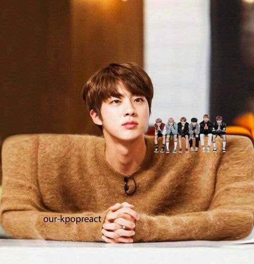 BTS Community Post - broad shoulder jin haha😂😂😂🤣🤣 #jin