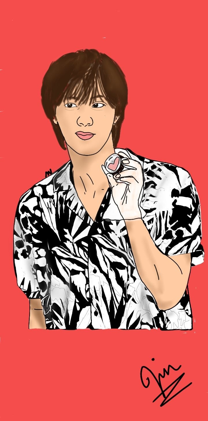 BTS Community Post - Jin.. you are ama-jin 🙃 -BPURPLE 💜 ( ps.. amazing --- ama-jin 🙃...get it ...