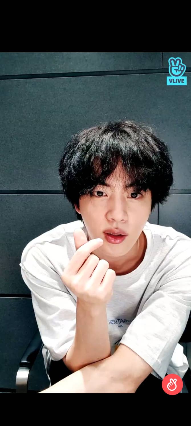 BTS Community Post - Thank you to Jin oppa The whole day I was sad because I was not the lucky ...