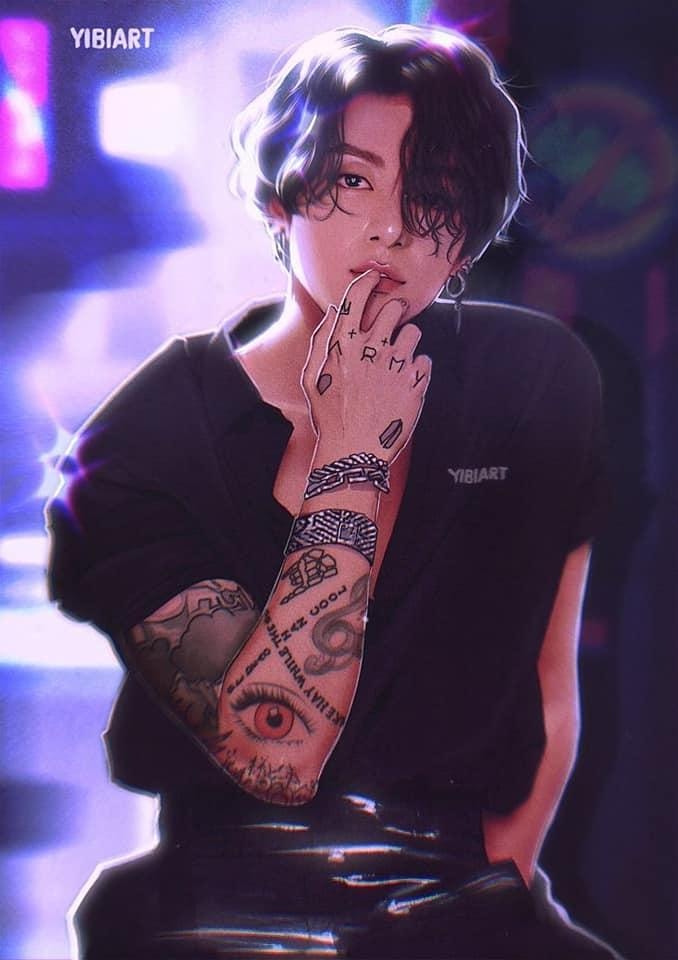 BTS Community Post - JK AND HIS TATTOOS. SEXY?