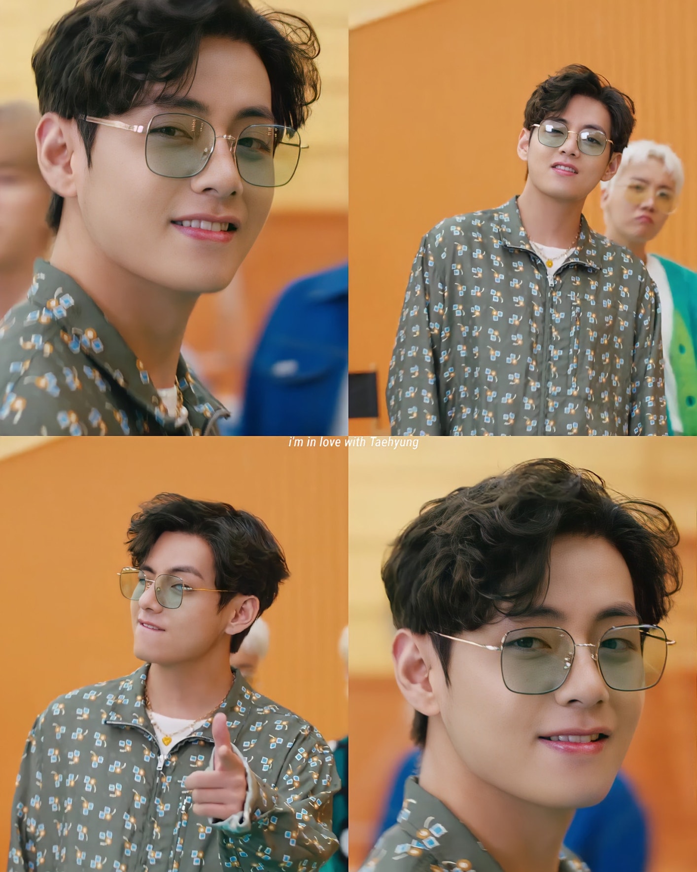 BTS Community Post - TAE YOU COULD BE THE BEST GLASSES MODEL, YOU LOOK ...