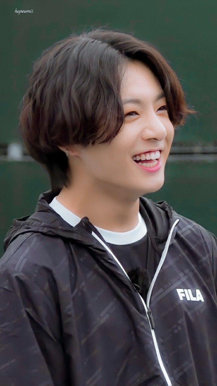 BTS Community Post - Jungkook smile is so beautiful when jungkook smiles, then my world is like ...