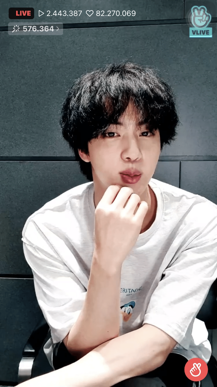Bts Community Posts 석진 사랑해 브이라이브 시간 내줘서 고맙고 다른 병사들이 줌 팔로우 해서 부럽지만 이미