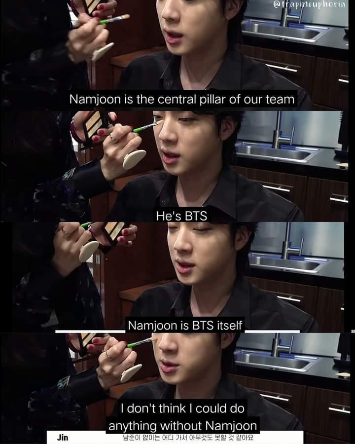 BTS Community Post - yes it's true a great leader I have ever seen my ...