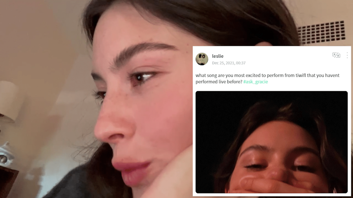 Gracie Abrams Community Post - WEVERSE EXCLUSIVE Gracie's 5th video ...