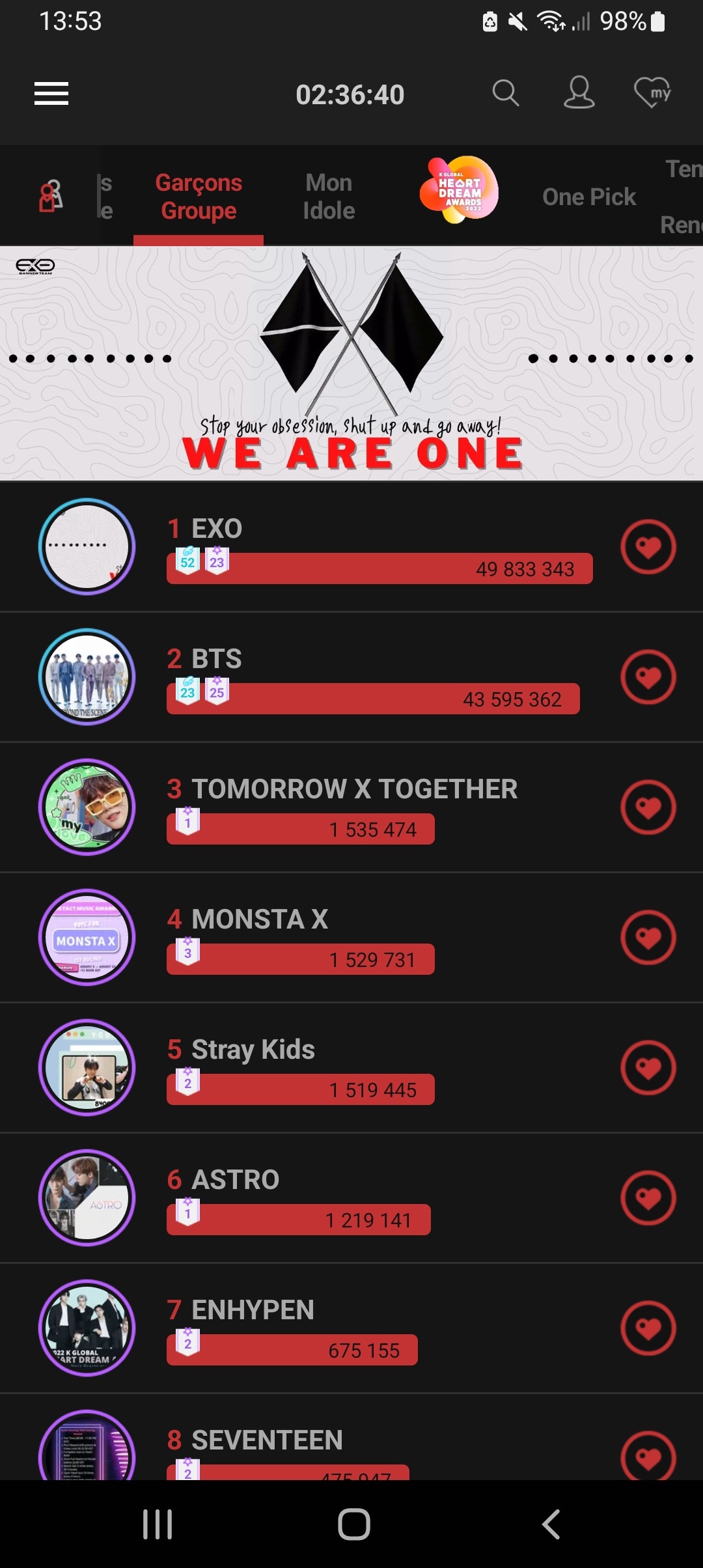 BTS Community Post - #choeaedol vote bts please army its on choeaedol💜 ️ 방탄소년단 최애돌에 투표해주세요💜 ️