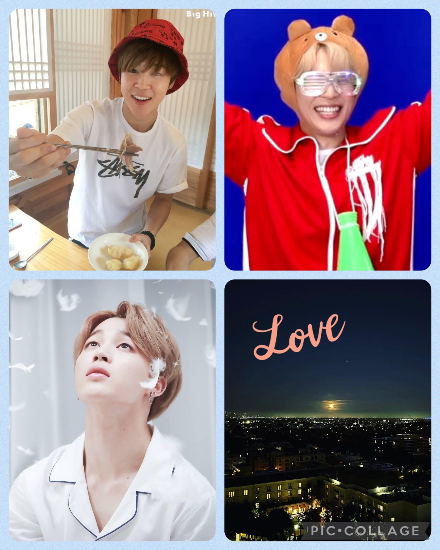 Bts 커뮤니티 포스트 지민아 안녕하세요🌙 화요일 수고하셨습니다~ 어제는 멋진 달 사진 고마워요🌕 오늘은 푹 쉬었어 즐거운