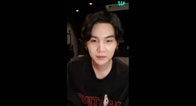 BTS Community Posts - #BTS_Proof suga oppa coming live i am so happy we ...