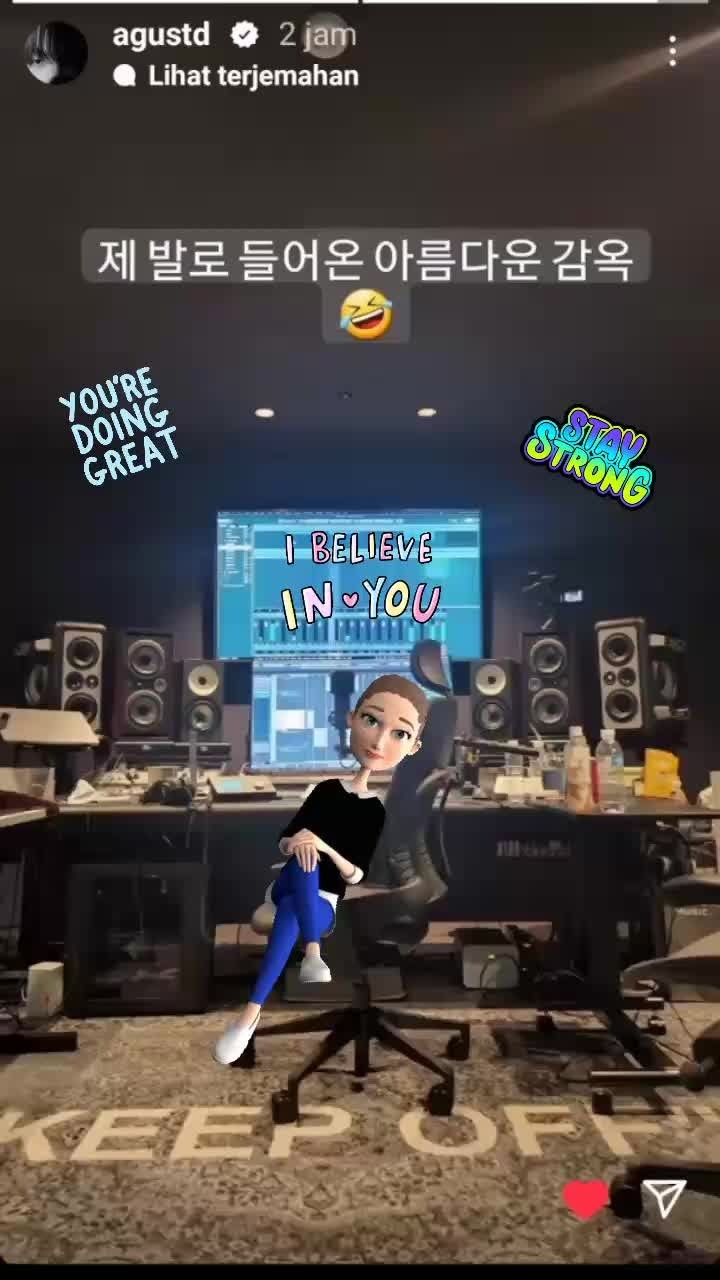 BTS Community Post - Suga Fighting 💪💪you can do it, i'm waiting your ...