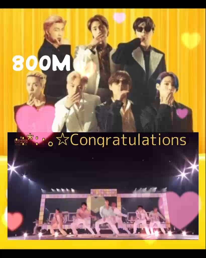 BTS 커뮤니티 포스트 - 🥞Butter🥞 ️800 million views ️ (*￣∇￣)/☆;:*:;☆Congratulation☆;:*:;🌟 ARMYの文字をはじめて見た時 ...
