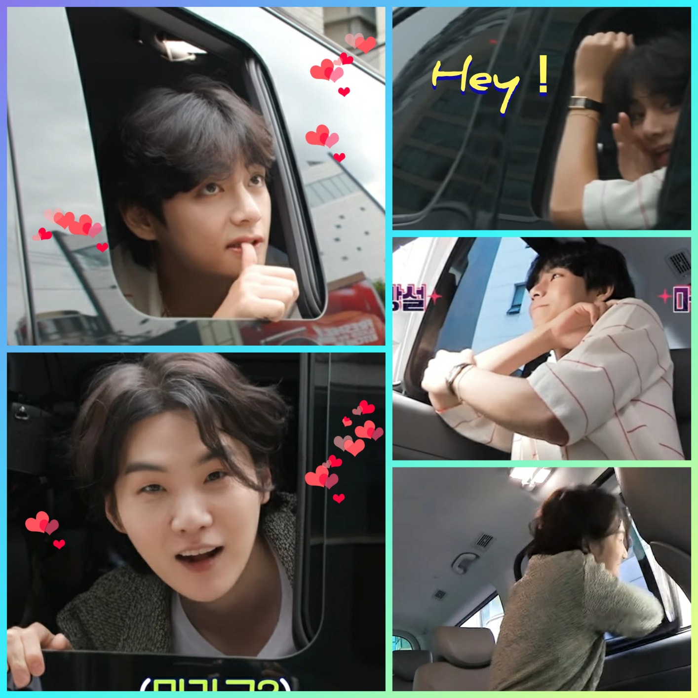 BTS Community Post - 💜👼 Angel Time 👼💜 窓から顔だしてるバンタンに 遭遇できる道はどこですか😍？ 二人とも可愛い💓💓 テテ🐻NY楽しんでる？ また一息つい ...