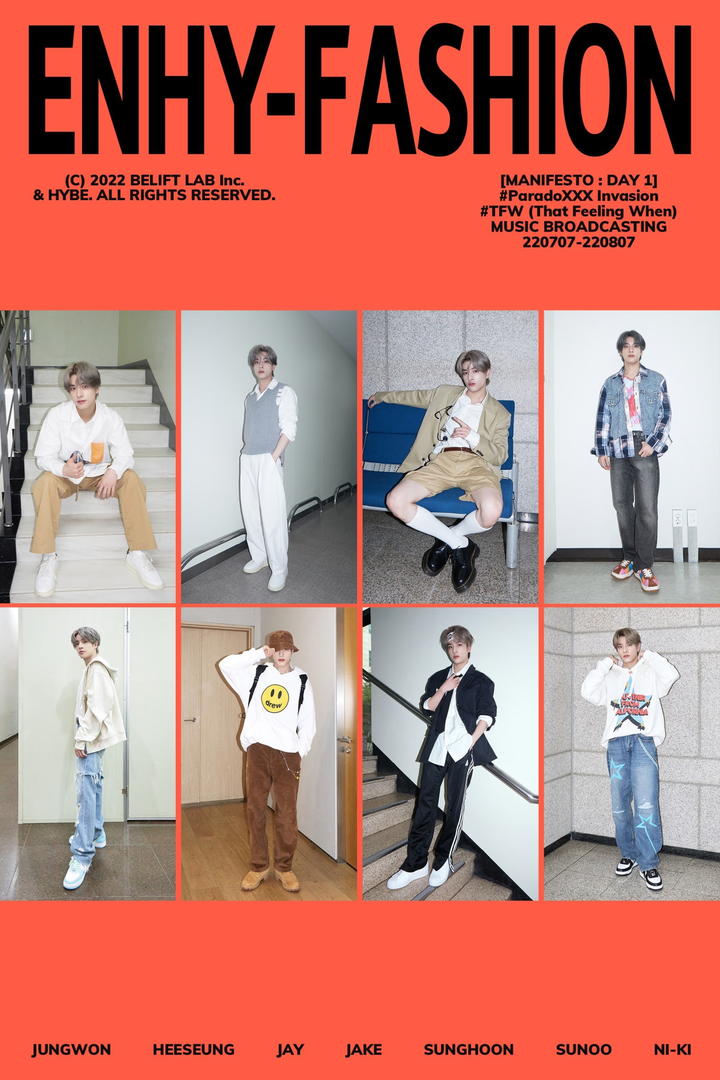 ENHYPEN Community Post - #Happy_Feed_Day 🌻8月ENGENE月末決算🌻 Paradoxxx ...