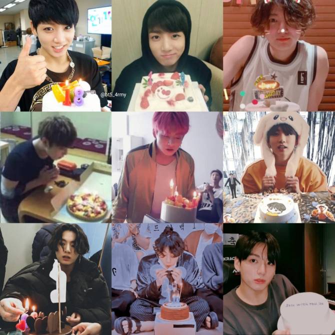Bts Community Posts 황금막내 생일 축하해~ 😍🎊🎉🎂