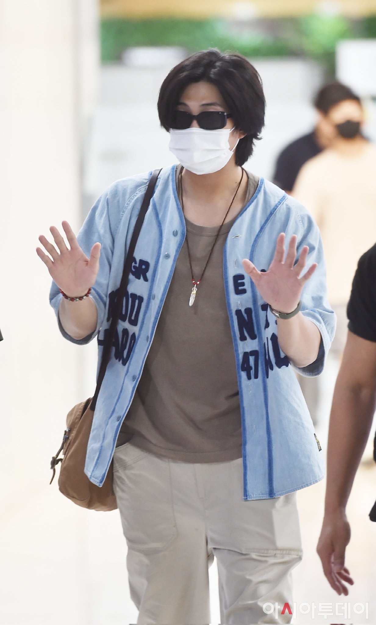 BTS Community Post - Welcome back home Joon 🛬💟 handsome joon 😍😍🥰🥰 ️ ️ #BTS #NAMJOON #bts_mv ...