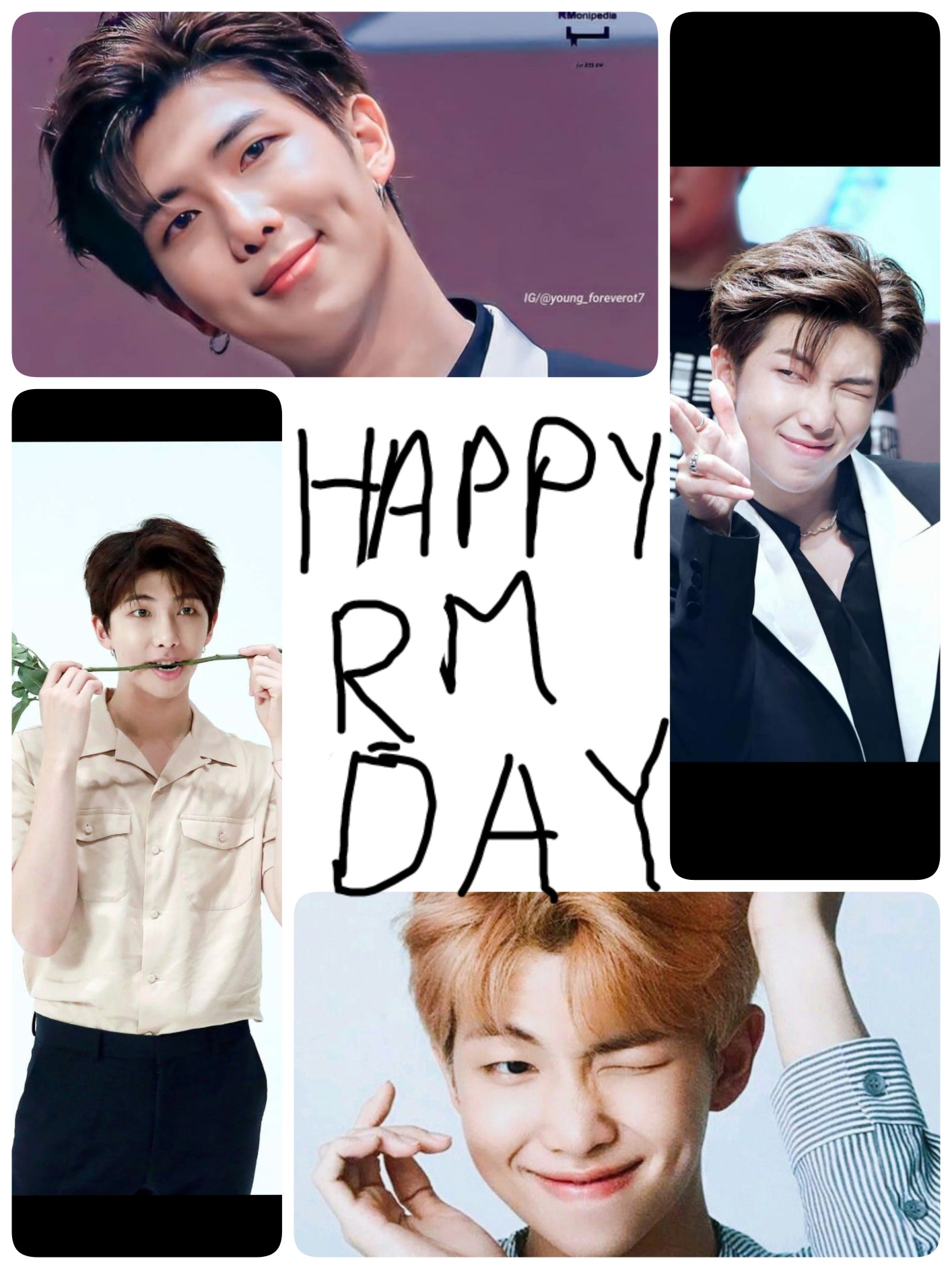 BTS Community Post - HAPPY NAMJOON KIM DAY