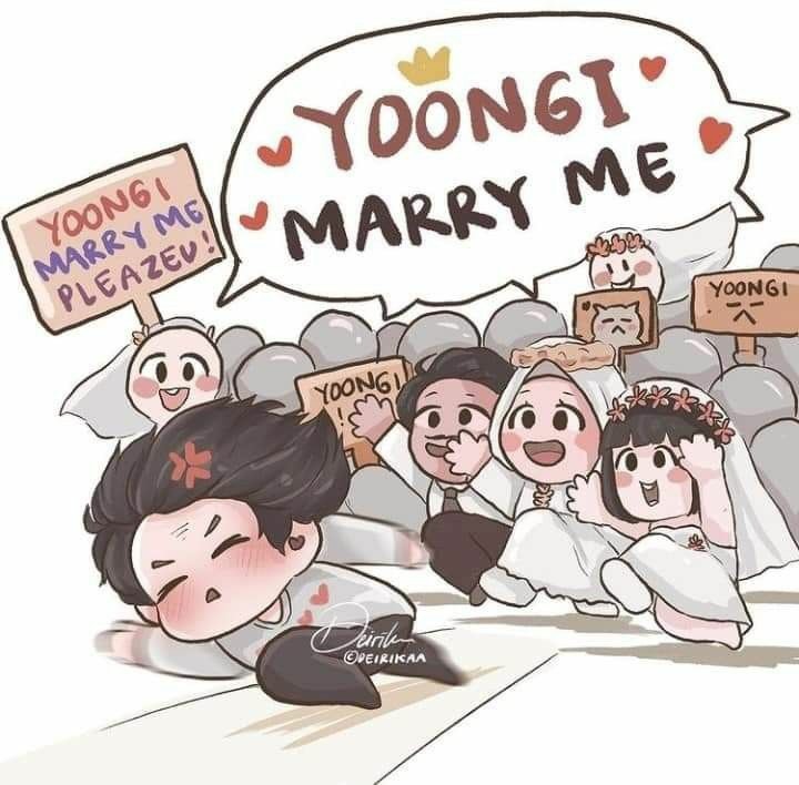 BTS 커뮤니티 포스트 - yoongi marry me 🤭😂🤣