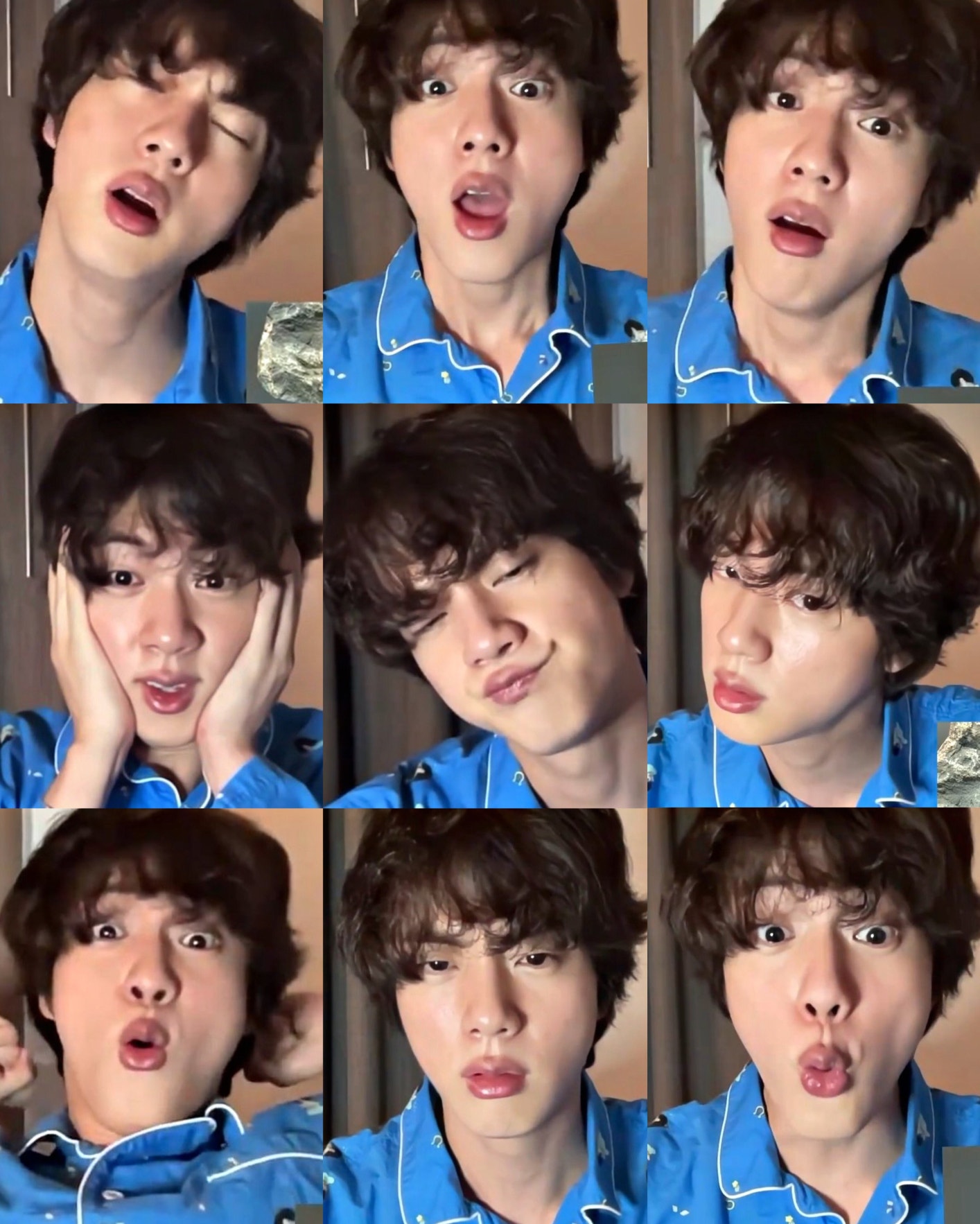 BTS Community Posts - JIN WEVERSE LIVE 😍💜귀여운 진