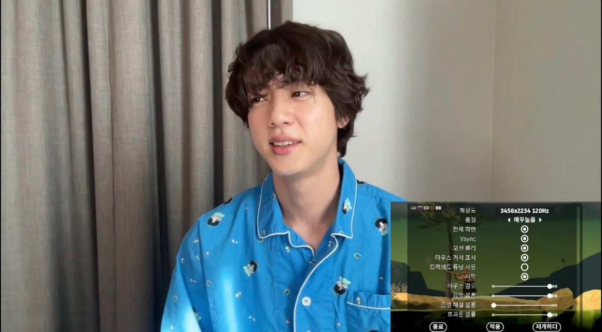 Bts 커뮤니티 포스트 Jin Came On Live Meanwhile I Was Sleeping 😭💜 He Looks So