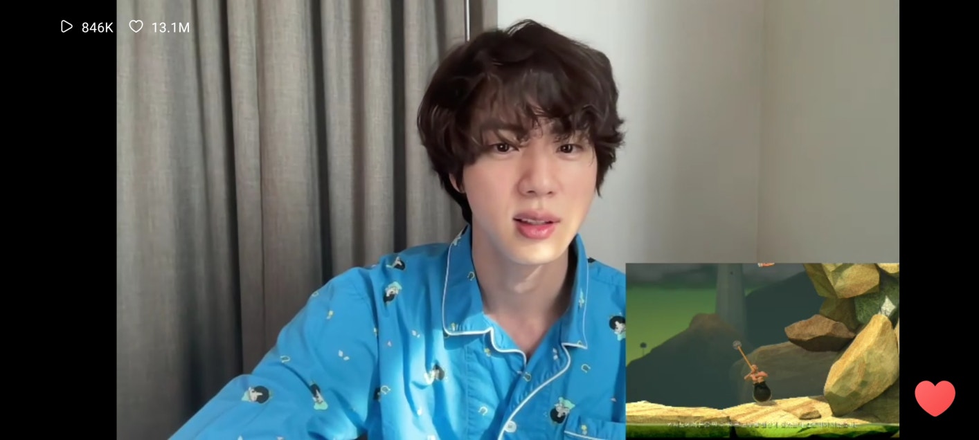 Bts 커뮤니티 포스트 Jin Es Una Ternura De Amor 😍😍😍😍 Me Encantaaaaaa 💜🤴🏻