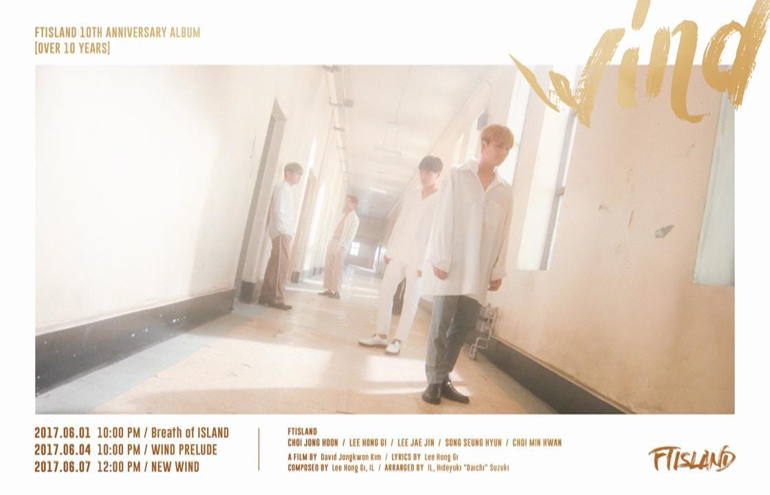 FTISLAND 10TH ANNIVERSARY ALBUM 『OVER 10 YEARS』 PIN THE FLAG #1_Wind Moving Poster