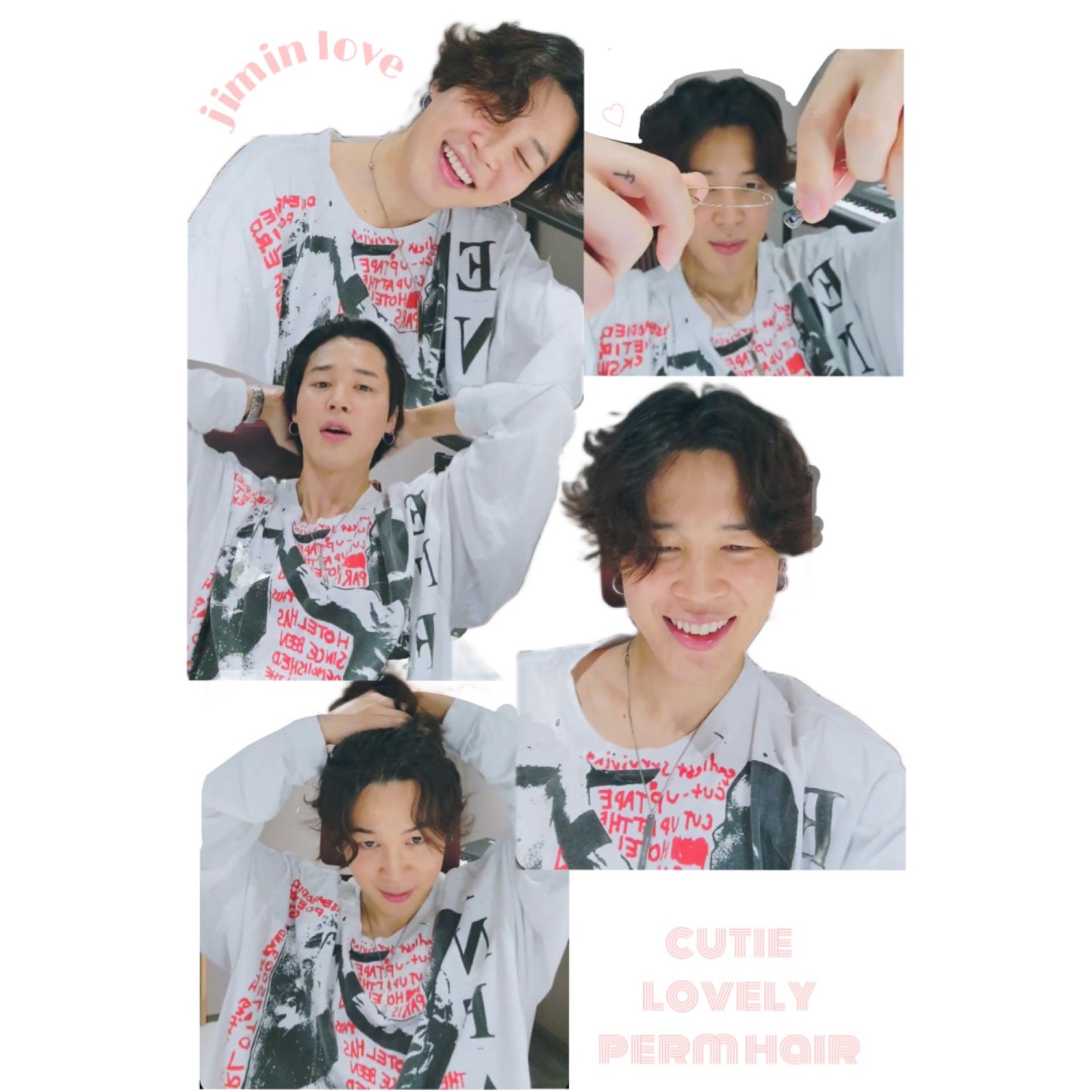 Bts 커뮤니티 포스트 Tojimin 오늘 와줘서 고마워 파마 어울려 지민을 보았고 치유되었습니다♡ 今日は来てくれて