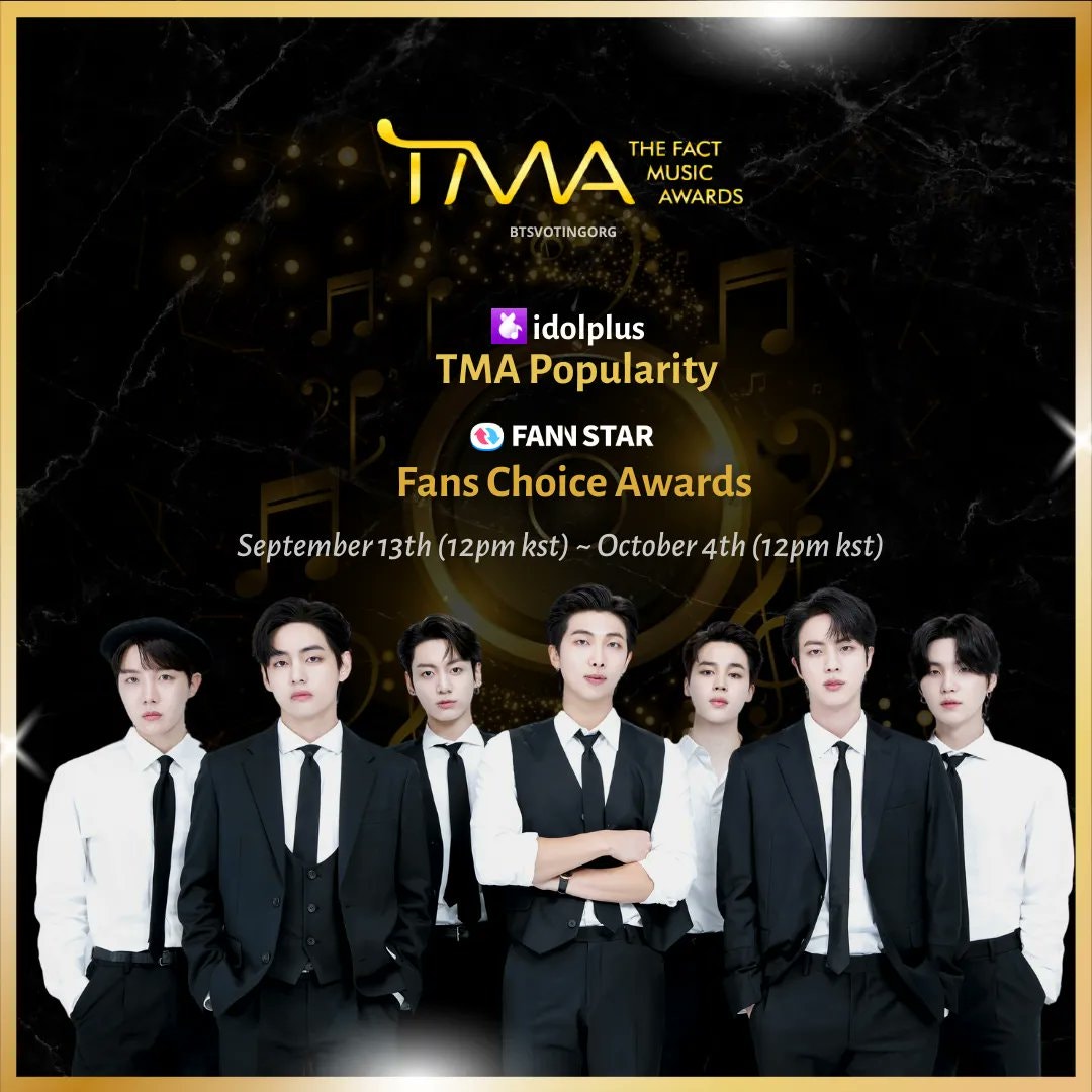BTS Community Posts - 🏆 | VOTE FOR BTS at the 2022 FMA (The Fact Music Awards) FNS Choice Artist ...