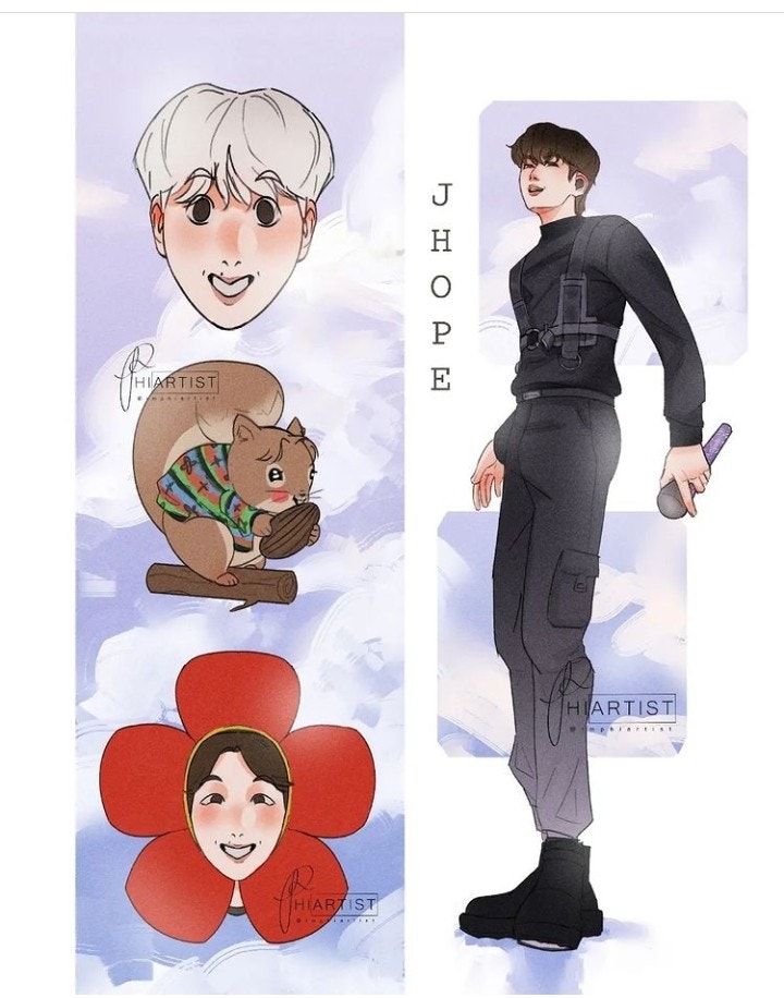Bts Community Posts Ot7 Fanart