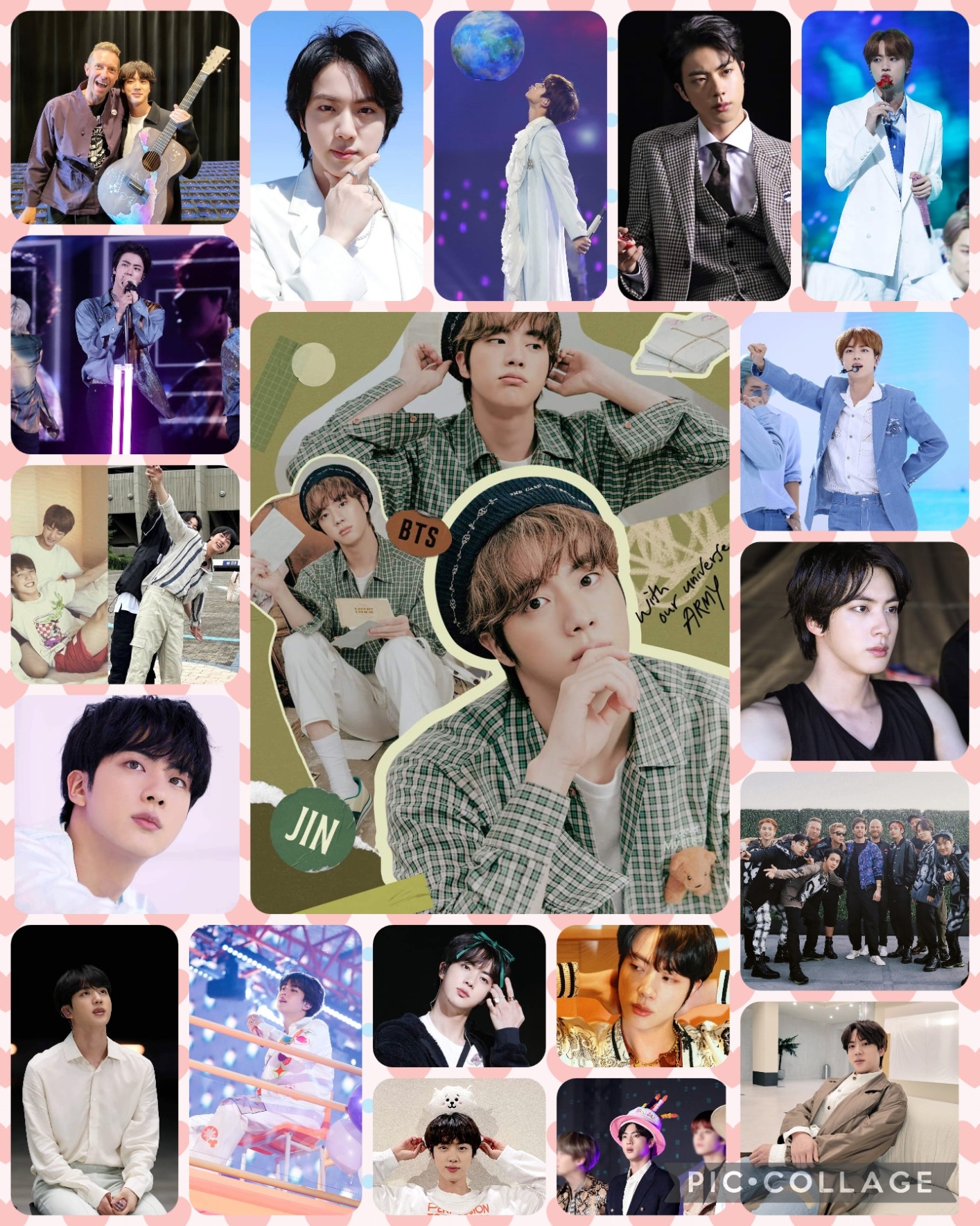 BTS Community Posts - #ARMY_Borahae_BTS_on_Weverse 私の誇り 방탄소년단 1番上のお兄さんの、JINさん。 するりと耳に入る歌声で、美しいハイ ...