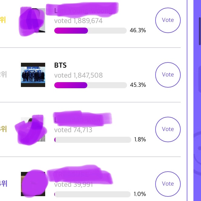 BTS Community Post - 時間がないよ！ 投票まだの方！ TMAの人気賞。バンタンに取らせてあげたい。 どうかARMYの愛を形に……💜 彼らのchapter.2。 背中押して ...