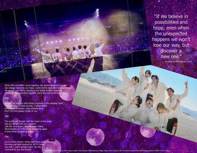 BTS Community Posts - #ARMY_Borahae_BTS_on_Weverse When BTS and ARMY come together, the Desert ...