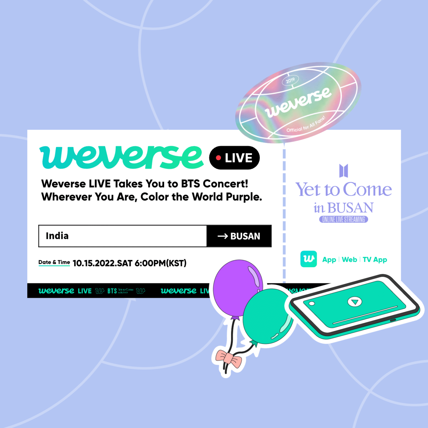 BTS Community Post - #yettocome_on_weverse_live