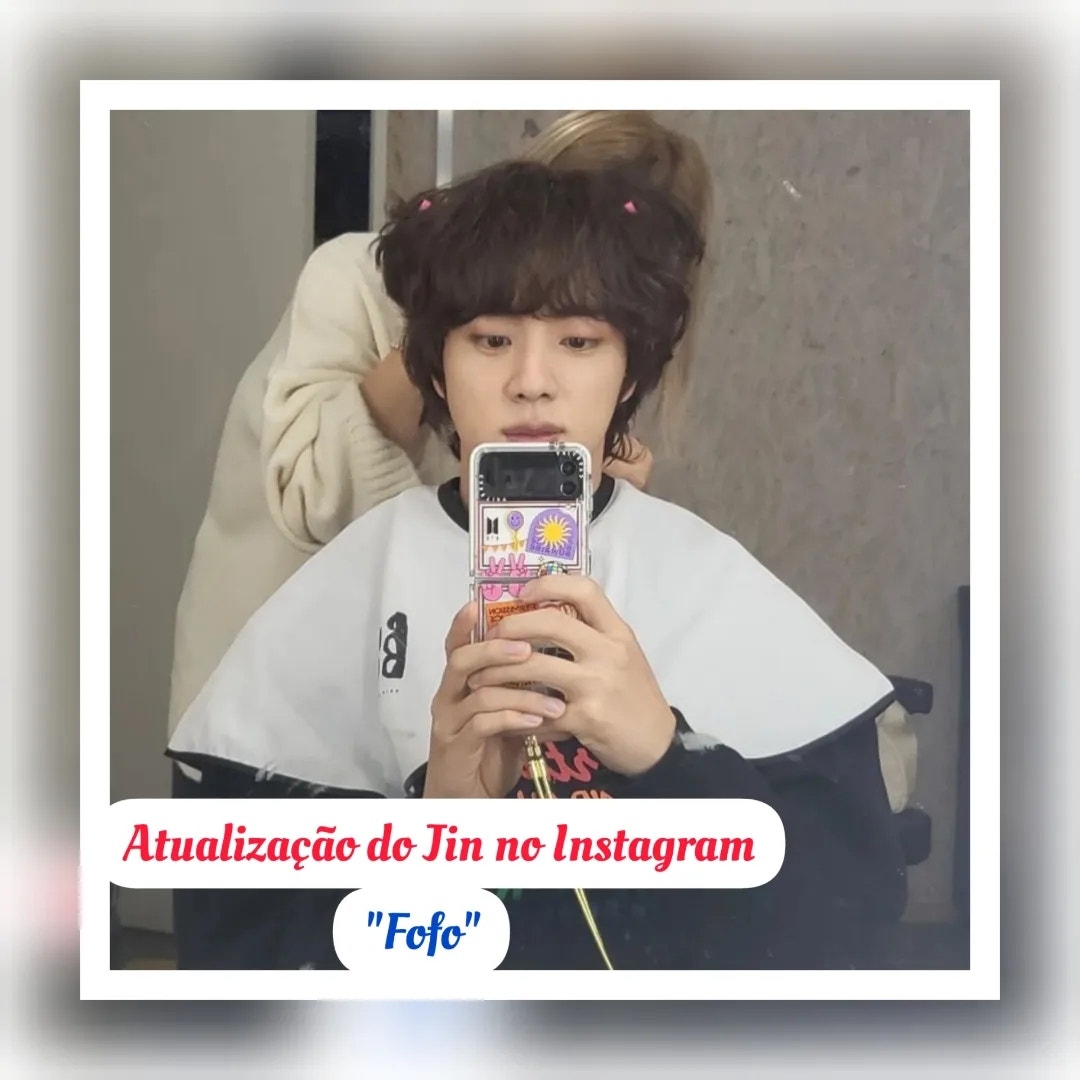 BTS Community Post - *BTS_IG •* Atualização do Jin. "Fofo" 📲https://www ...