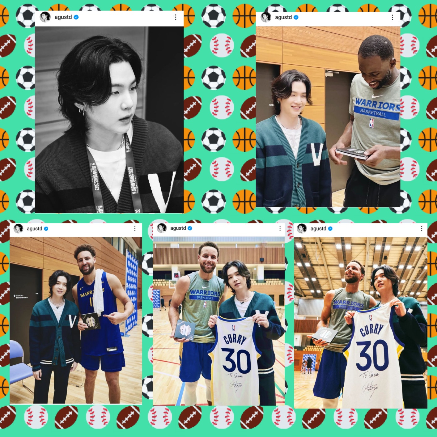 BTS Community Post - #to_bighit Suga 🏀💐 🏻👍🏻😉 🌹☺️🍀💜💯